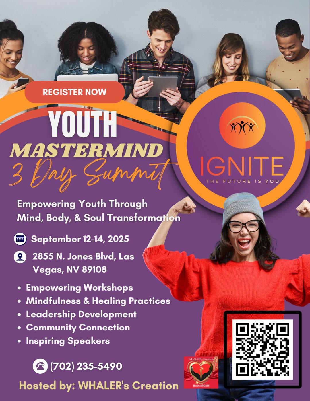 Reflections on the Ignite 3-Day Youth Mastermind Summit – Ephraims David Las Vegas, USA